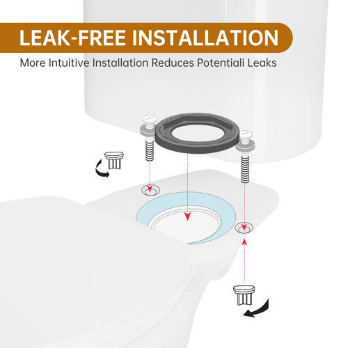 SUPERFLO Macerating Toilet with 600W Macerator Pump Upflush Toilet for Basement with Extension ...